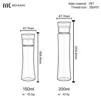 China 120ml 150ml Medical Grade Biodegradable Waist-Shaped Skincare Toner Bottle for Wet Compress for sale