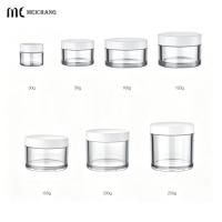 China 30g-250g Eco-Friendly PET Wide-Mouth Body Scrub Jar FDA Compliant Recyclable Container for sale