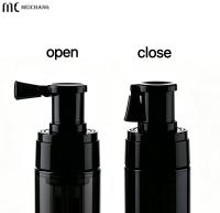 China 100ml Lockable Hair Fiber Powder Spray Bottle Leak Proof PET Pump for Hair Thickening Powder for sale
