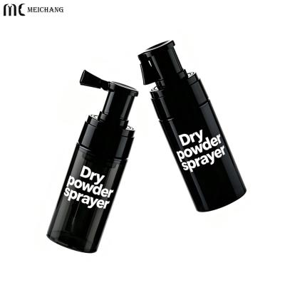 China 100ml Lockable Hair Fiber Powder Spray Bottle Leak Proof PET Pump for Hair Thickening Powder for sale