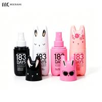 China 65ml PETG Bunny-Shape Fine Mist Spray & Lotion Bottle Portable Baby Mosquito Repellent Packaging for sale