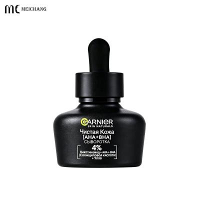 China 30ml Matte Black Glass Dropper Bottle with CR Child Resistant Cap for CBD Tinctures and Herbal Extracts for sale