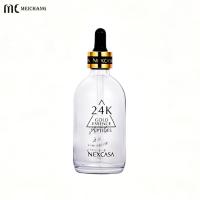 China 100ml Thick-Wall Clear Glass Beard Oil Dropper Bottle with Aluminum Pipette – Custom Beard Oil Packaging（MC-619) for sale
