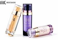 China 12.5+12.5ml / 15+15ml / 25+25ml Dual Wall Dual Chamber Double Pump Serum Bottle 0.25ml Fixed Dosage for Day & Night Skincare Packaging (Retinol & Vitamin C)（MC-1605） for sale