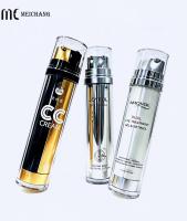 China 12.5+12.5ml / 15+15ml / 25+25ml Dual Wall Dual Chamber Double Pump Serum Bottle 0.25ml Fixed Dosage for Day & Night Skincare Packaging (Retinol & Vitamin C)（MC-1605） for sale