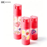 China 20ml/30ml/50ml Luxury Frosted Green PCR Refillable Airless Bottle for Serum & Lotion Packaging(MC-289) for sale