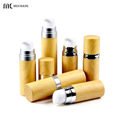 China 10ml 15ml 30ml Eco Airless Bottle Water Transfer Printing Airless Pump Bottle for Skincare Packaging（MC-293） for sale