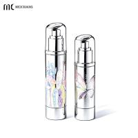 China 80ml 100ml Airless Bottle with Angled Cap for Serum & Lotion Custom Cosmetic Packaging（MC-295） for sale