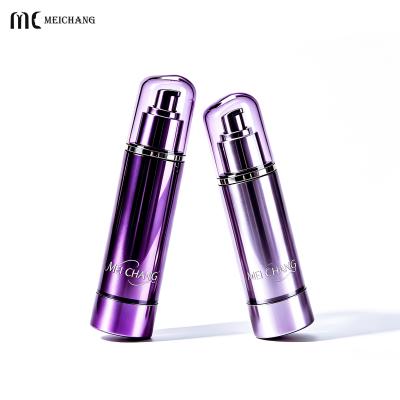 China 80ml 100ml Airless Bottle with Angled Cap for Serum & Lotion Custom Cosmetic Packaging（MC-295） for sale