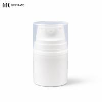 China 30ml-150ml Self-Sealing Airless Pump Bottle with Protective Cap | PP Vacuum Cosmetic Packaging Bottle（MC-227） for sale