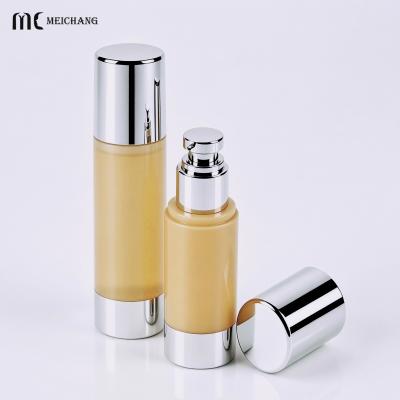 China 80ml 100ml Large Capacity AS Cylindrical Airless Bottle Anti-Oxidation Cosmetic Packaging for Sunscreen, Foundation and Skincare Products(MC-297) for sale