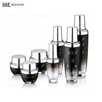China Premium Glass Skincare Packaging Set with Optional Amber Light-Blocking Cream Jar & Serum Bottle Collection(MC-314) for sale