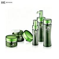 China 30g/50g/40ml/100ml/120ml Curved Waist Glass Skincare Packaging Set(MC-331) for sale