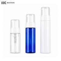 China 30ml 50ml 60ml 100ml 150ml 200ml Round PET Foaming Pump Bottle for Facial Cleanser Skincare Packaging（MC-1801） for sale