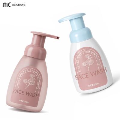 China 300ml Soft PE Oval Foaming Pump Bottle for Facial Cleanser（MC-1802） for sale