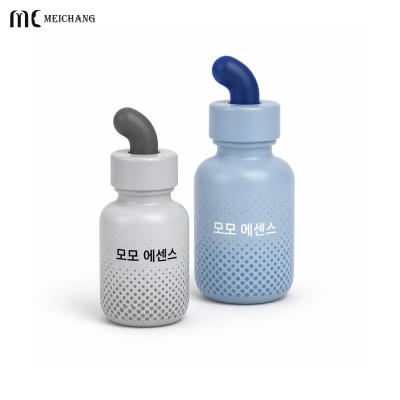 China 30ml / 40ml / 60ml PETG Curved Silicone Dropper Bottle for Hair Oil & Scalp Care（MC-622) for sale