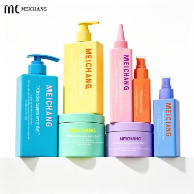 China 60ml/150ml/200ml/300ml/400ml/250g/350g Square PET Hair Care Packaging Set with Lotion Pump, Fine Mist Spray & Hair Oil Nozzle(MC-333) for sale