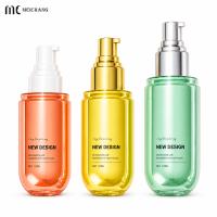 China 40ml 60ml 80ml 100ml 120ml Eco-Friendly Pill-Shaped PCR PET Cosmetic Bottle with Interchangeable Fine Mist Spray & Lotion Pump for Body Oil & Skincare(MC-444) for sale