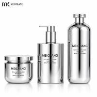 China 250/400/500ml Refillable PE Hair Care Packaging Set – Cylindrical Pump Bottle & Wide-Mouth Hair Mask Jar(MC-335) for sale