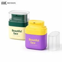 China 30g / 50g Square Refillable Airless Cream Jar with Replaceable PP Inner Liner(MC-P-564) for sale