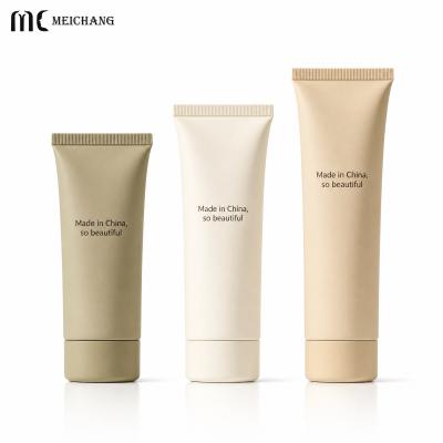 China 20ml 30ml 50ml 100ml 120ml 150ml Flat Oval PE Cosmetic Squeeze Tube for Hand Cream & Lotion(MC-711) for sale