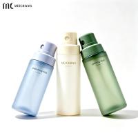 China 60ml 100ml 150ml Round PCR HDPE Powder Spray Bottle for Skincare Powder Packaging (MC-1504) for sale