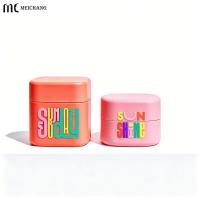 China 30g 50g Square PET Cream Jar with Wide Mouth(MC-P-567) for sale