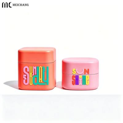 China 30g 50g Square PET Cream Jar with Wide Mouth(MC-P-567) for sale