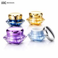 China 50g Double Wall Crystal Diamond Acrylic Cream Jar(MC-Y-571) for sale