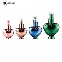 China 25ml, 50ml, 80ml and 120ml Heart-Shaped Electroplated PET Fine Mist Spray Bottle (MC-449) for sale