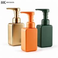 China 500ml / 600ml Refillable Square PET Foaming Pump Bottle, with a 1.5cc foaming dispenser（MC-1806） for sale