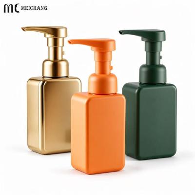China 500ml / 600ml Refillable Square PET Foaming Pump Bottle, with a 1.5cc foaming dispenser（MC-1806） for sale