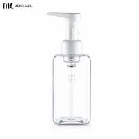 China 500ml / 600ml Refillable Square PET Foaming Pump Bottle, with a 1.5cc foaming dispenser（MC-1806） for sale