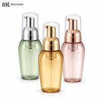 China Custom PET Foaming Pump Bottle with Clear Protective Cap, 50ml & 80ml Special-Shaped Foam Pump Bottle（MC-1808） for sale