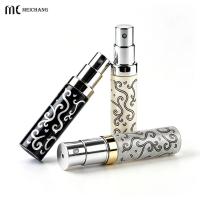 China Vintage Engraved Metal Perfume Atomizer, 3ml Refillable Portable Fragrance Spray Bottle (MC-1209) for sale