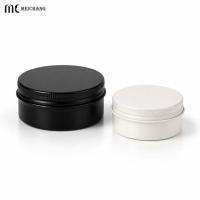 China 5-80g Refillable Round Aluminum Jar with Screw Lid for Solid Balm Packaging(MC-806） for sale