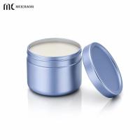 China 5-15g Refillable Aluminum Tin Jar with Screw-Top Lid for solid balm and skincare packaging(MC-807） for sale