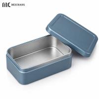 China Rectangular Matte Tin Box with Separate Lid, Rounded Corners and Custom Logo Options (MC-810） for sale