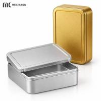 China Rectangular Matte Tin Box with Separate Lid, Rounded Corners and Custom Logo Options (MC-810） for sale