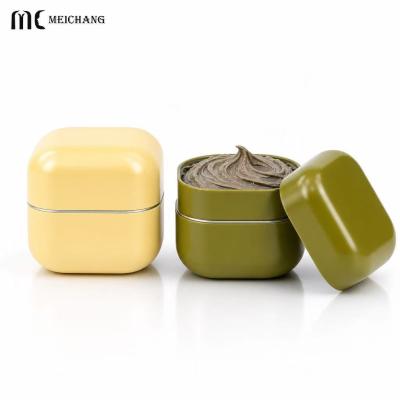 China 5–10g Mini Square Aluminum Tin with Rounded Corners for portable balm, solid perfume, hair wax and other small-format product packaging (MC-811） for sale