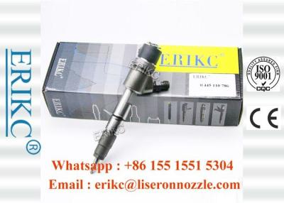 China ERIKC For BOS Original 0445 110 786 Diesel Fuel Injection 0445110786 common rail exchange injector 0 445 110 786 for sale