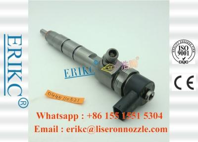 China ERIKC 0445110521 Original Replacement Injector 0 445 110 521 For BOS Common Rail Injector 0445 110 521 for JMC for sale