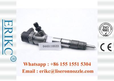 China ERIKC 0445110533 Diesel pump truck Injection 0 445 110 533 auto parts fuel injector 0445 110 533 for sale