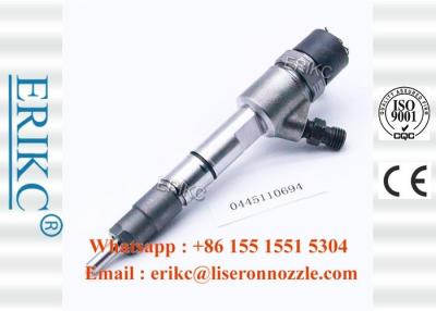China ERIKC 0445110694 For BOS diesel pump nozzle injection 0 445 110 694 fuel oil truck injector 0445 110 694 for ISUZU for sale