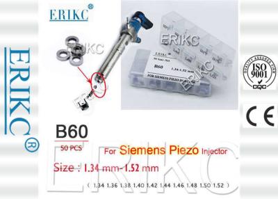 China ERIKC Valve Spring Shim B60 For Siem injector adjusting shim B60 adjustable shim set Size 1.34-1.52 mm for sale