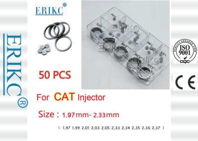 China ERIKC common rail injector shims auto engine adjustment Needle Valve shims size 1.97-2.33 mm for sale