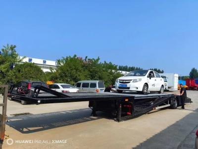 China Versatile Car Trailer Options Flatbed And Heavy-Duty Designs With 15T Load Capacity for sale