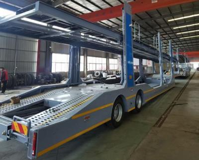 China 6/7/8 PCS Car Carrier Trailer 2 Axle Car Transport Semi Trailer for sale