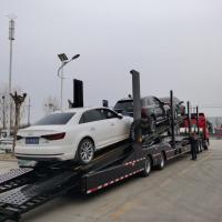 China 2 Floors Air Suspension Car Hauler Trailer With Security Initiative Protection Device for sale