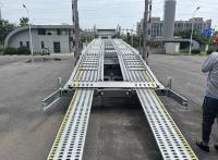 China Tri-Axle Transport Car And Vehicles Carrier Semi Trailer Truck For 10 Cars Truck Trailer for sale